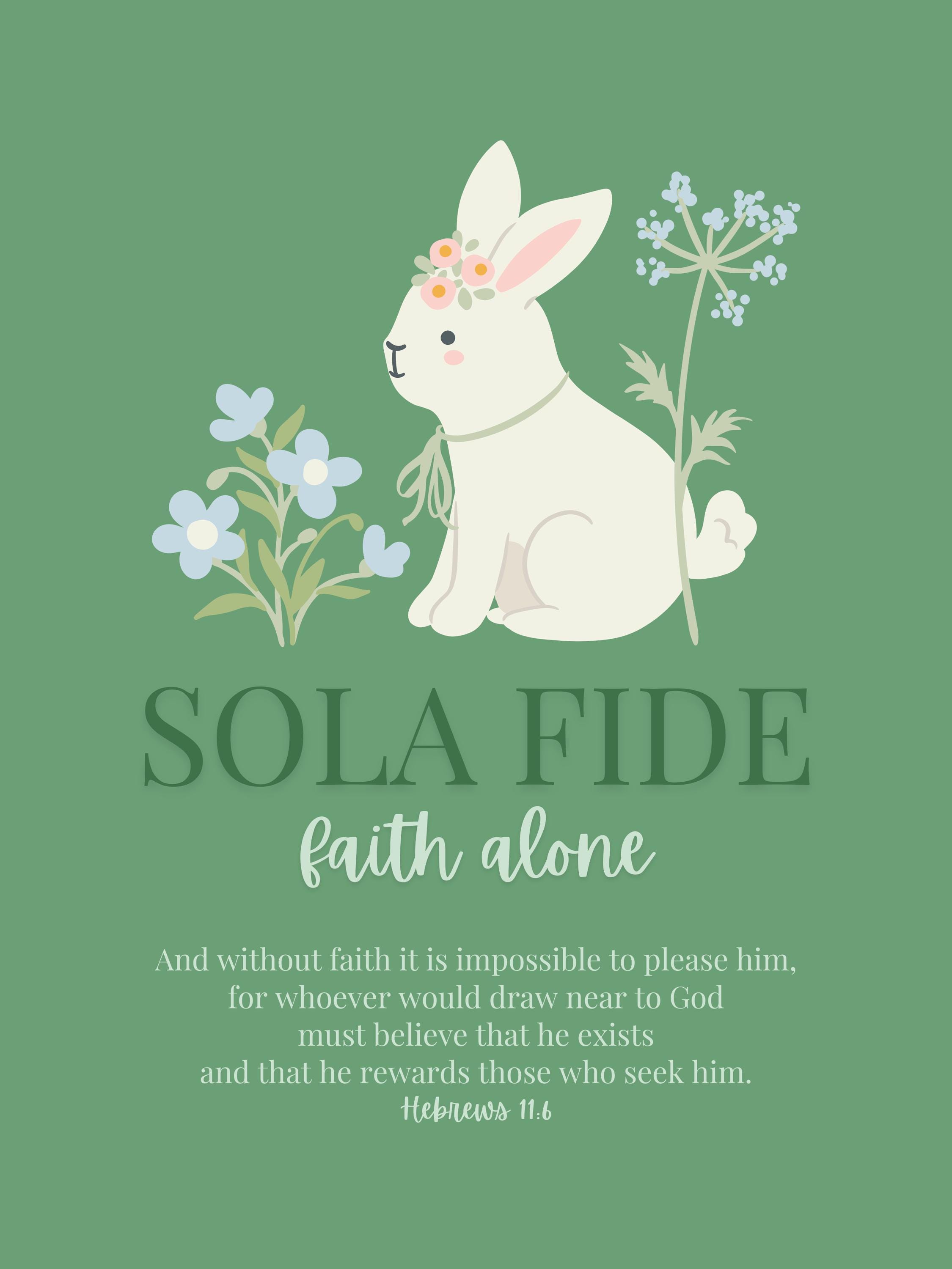Set of 5 Five Solas Digital Download Posters Sola Fide Sola Gratia ...