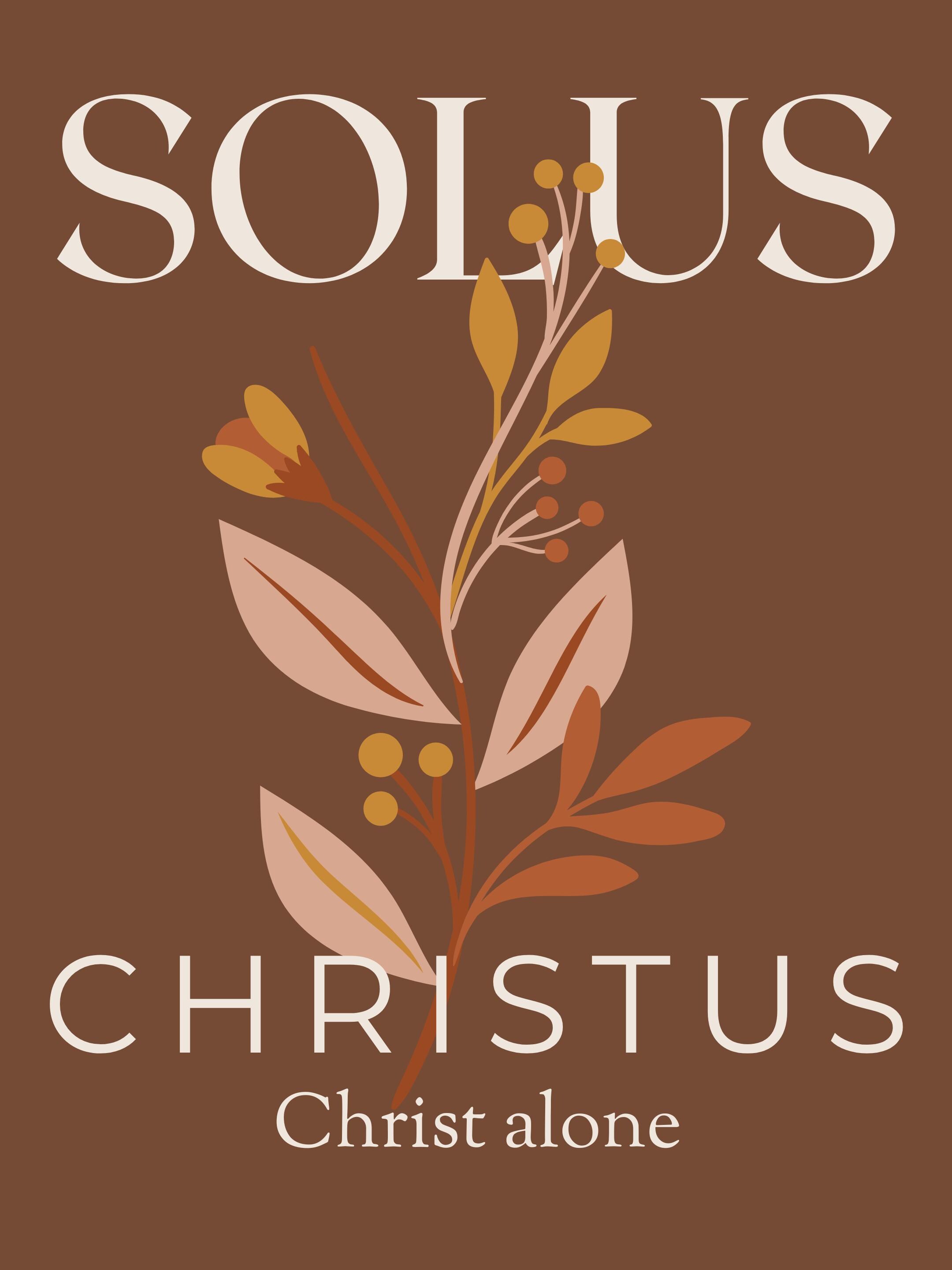 Five Solas Printable Posters in Fall Colors | Sola Fide, Gratia ...