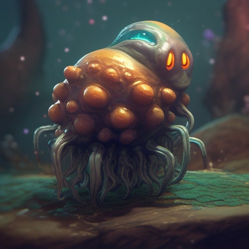 115 Unique PNG Images With Micro Aquatic Alien Life Forms - Etsy