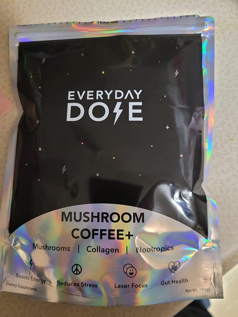 Everyday Dose The Mushroom Latte Premium Coffee Extract With Grass Fed