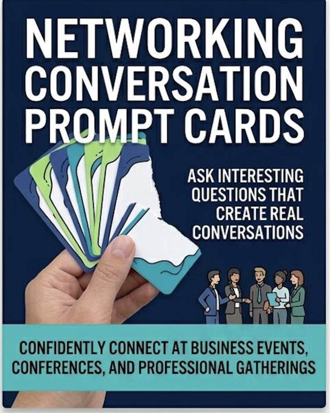 Networking Conversation Prompt Cards | Professional Starters for ...