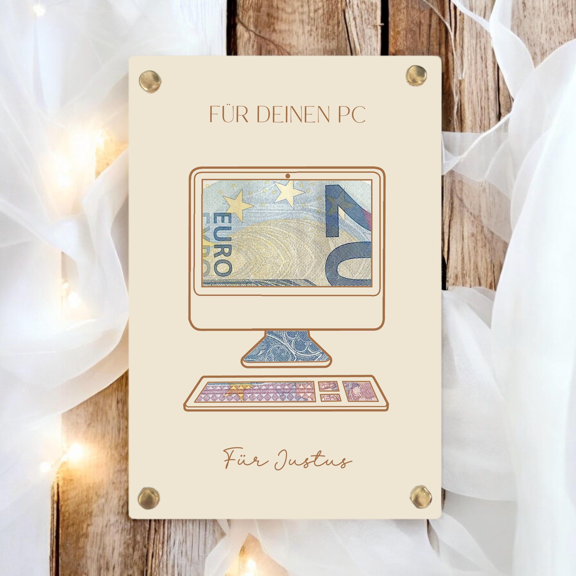 Geburtstag Geldgeschenk PC Computer Gamer Gaming Zocker Geld schenken ...