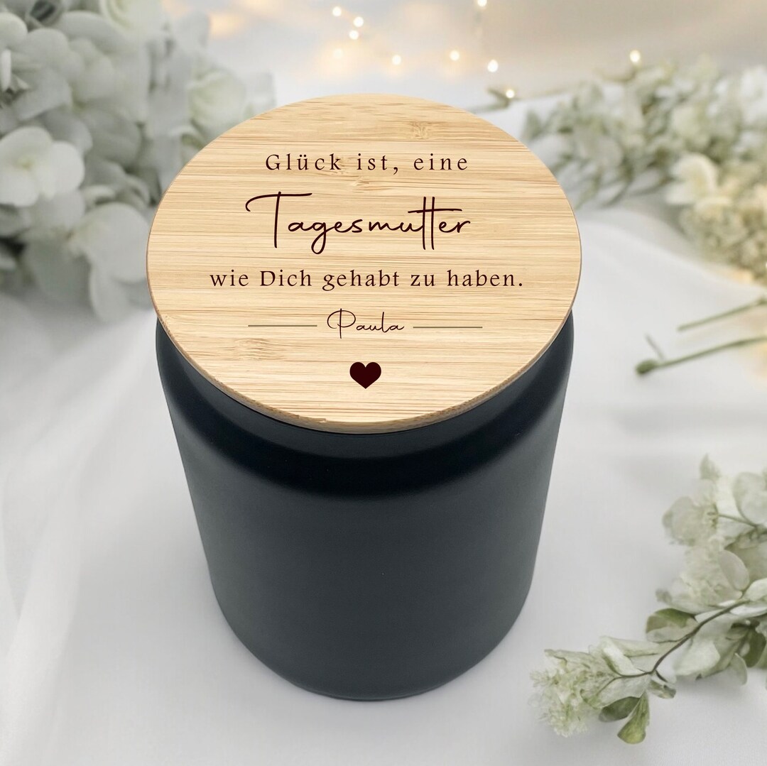 Farewell Gift Childminder Storage Jar Storage Container Black ...