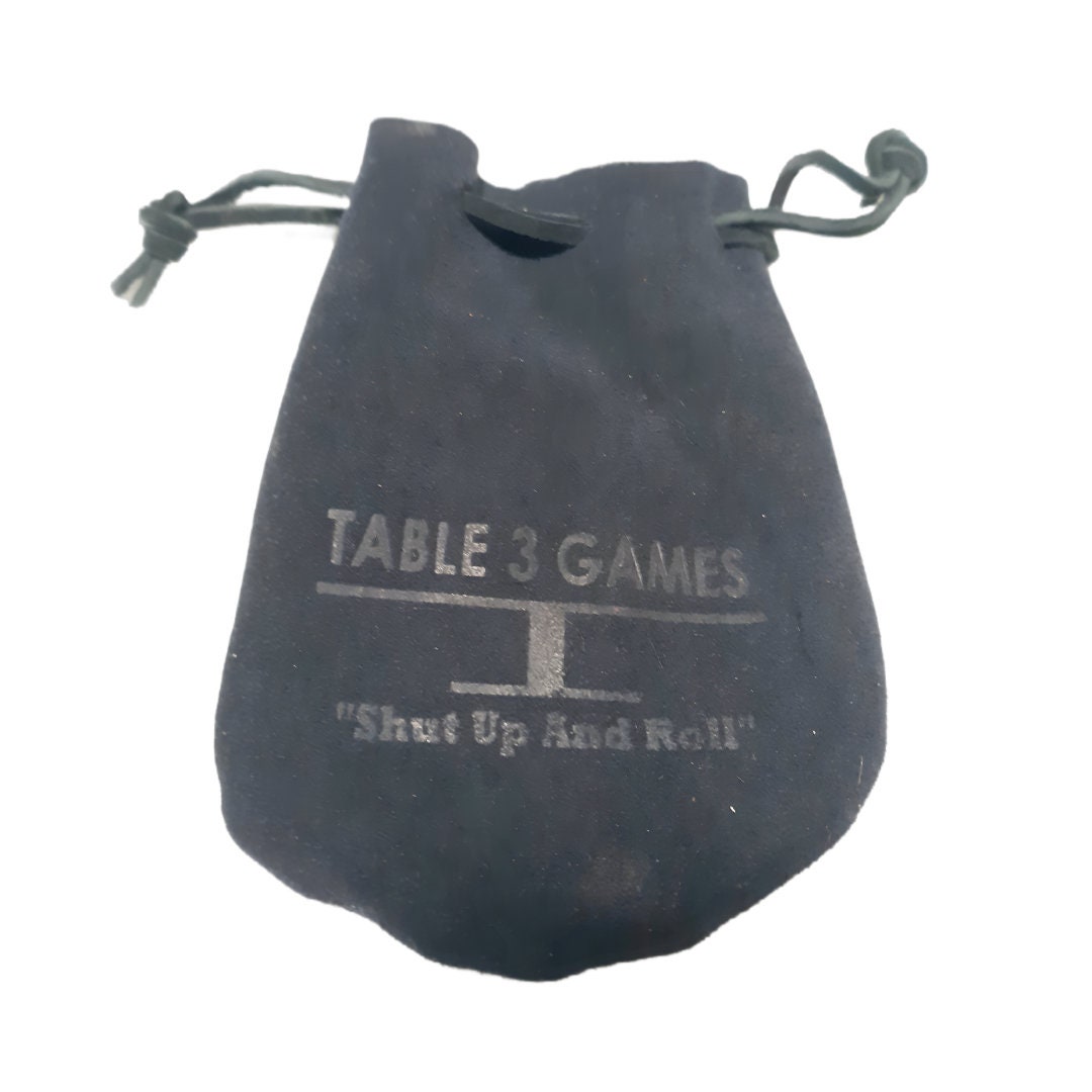 Genuine Leather Dice Bag With Our Logo - Etsy