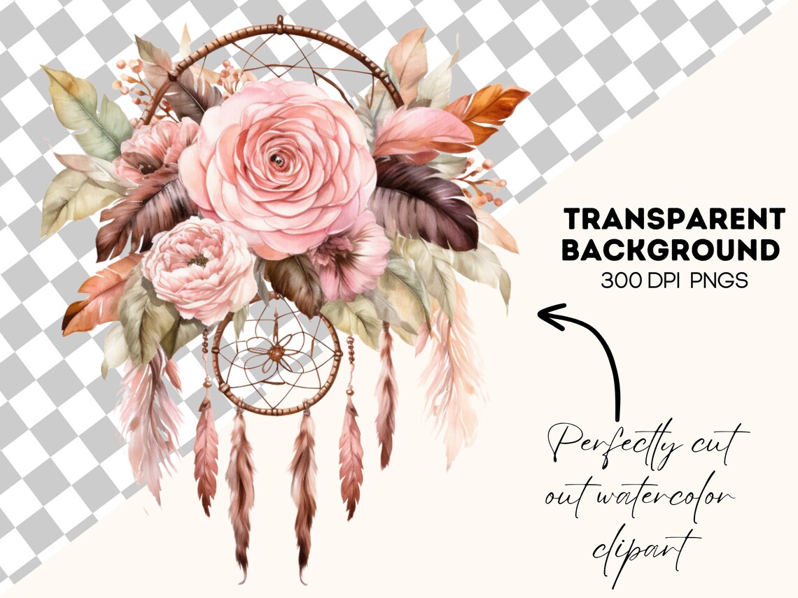 Bohemian Farmhouse Mega Bundle Clipart Set, Wedding Clipart Png, Shower ...