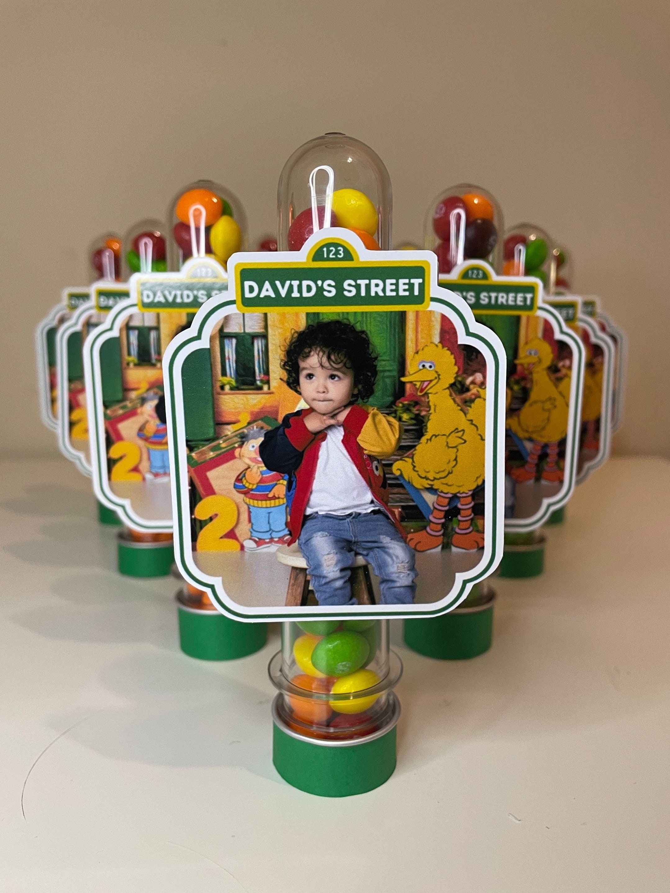 3D Elmo Candy Tubes/elmo Party Favors. Sesame Street Favors - Etsy