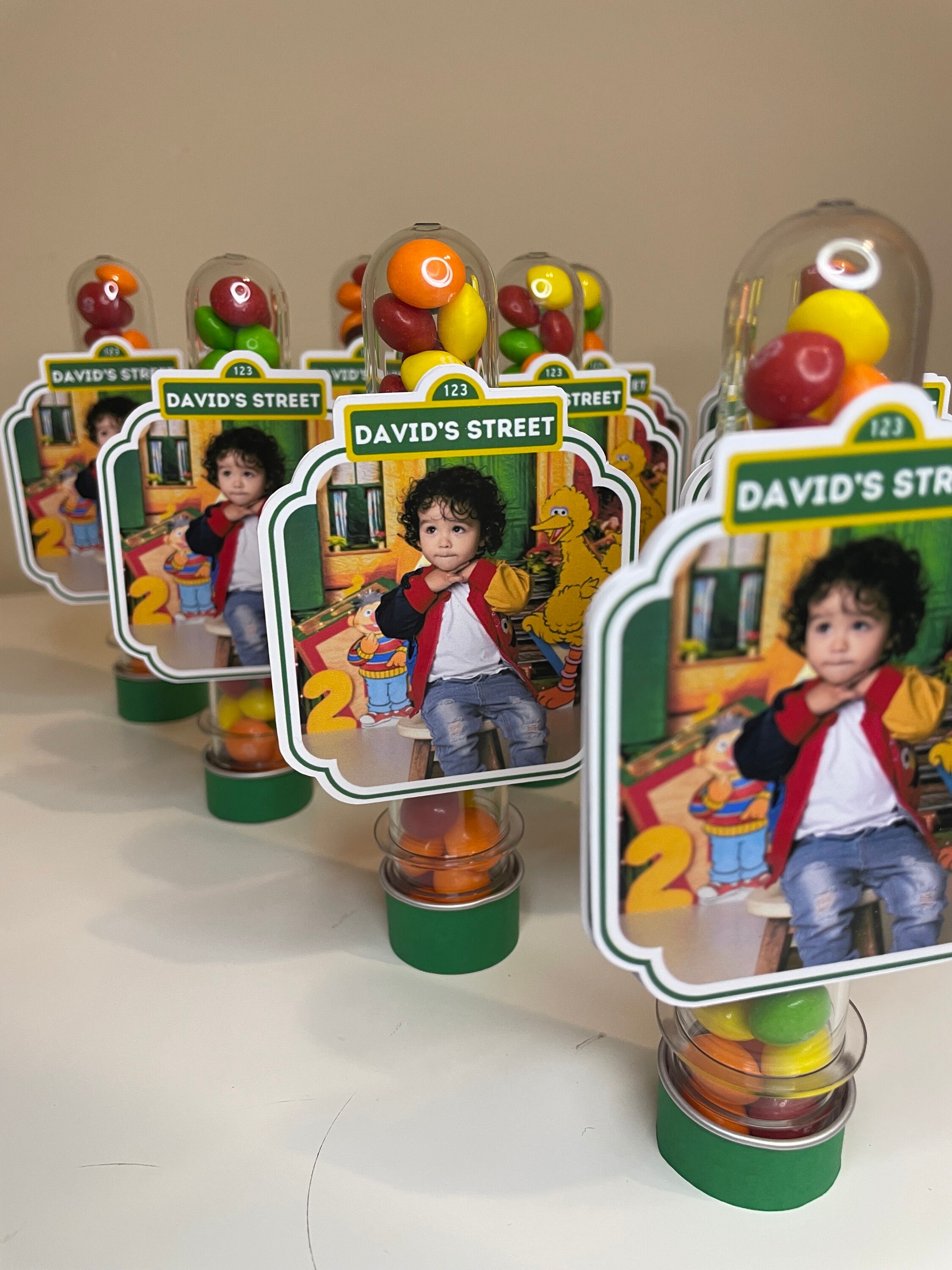 3D Elmo Candy Tubes/elmo Party Favors. Sesame Street Favors - Etsy