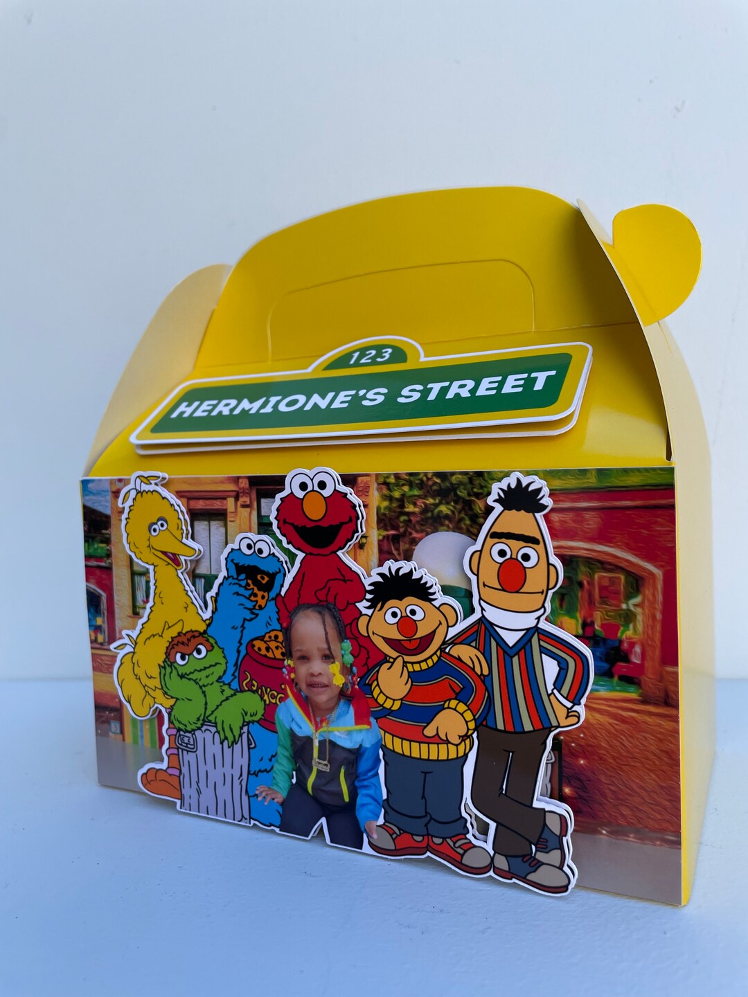 3D Sesame Street Gable Boxes / Elmo Party Boxes / Sesame Street - Etsy