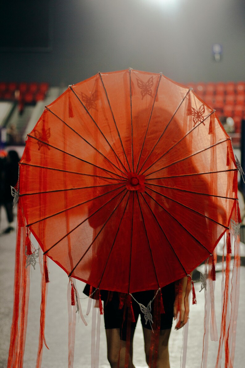 Chinese Red Traditional Paper Umbrella D82cm - Etsy