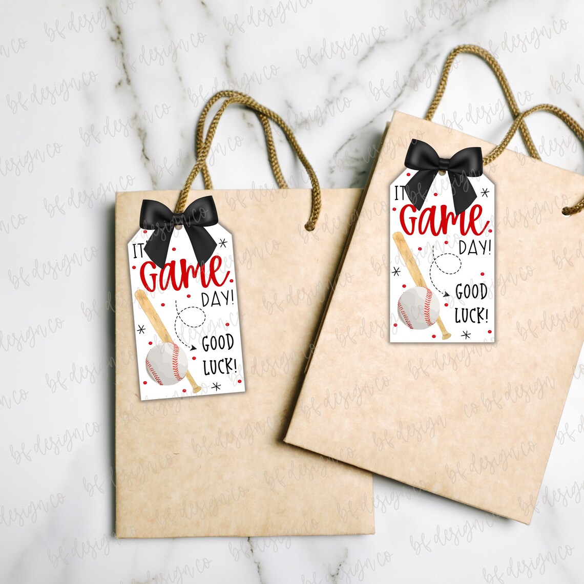 It's Game Day, Game Day Favors, Baseball Favor Tag, Baseball Team Gift ...