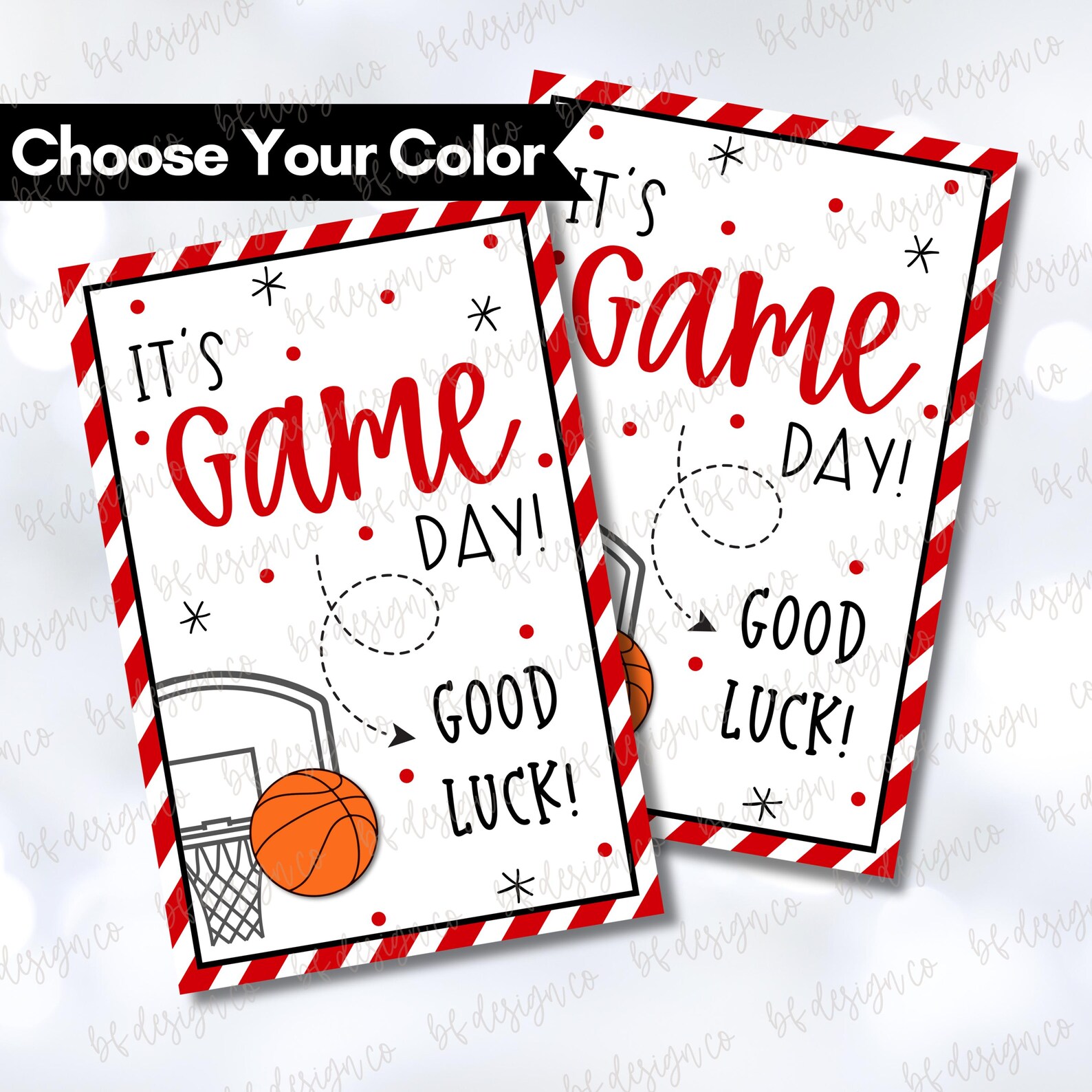 It's Game Day, Basketball Favor Tag, Game Day Gift Tag, Basketball Team ...