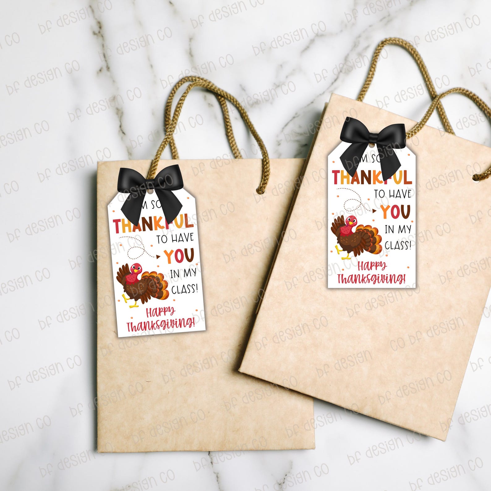 Thanksgiving Treat Tag, Thankful for You, Class Treat Bags, Kids Fall ...