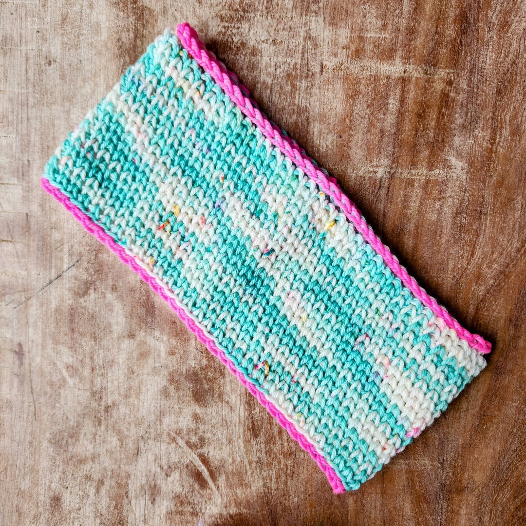 Graffiti Tiffany Inspired Crochet Knit-look Ear Warmer Headband - Etsy