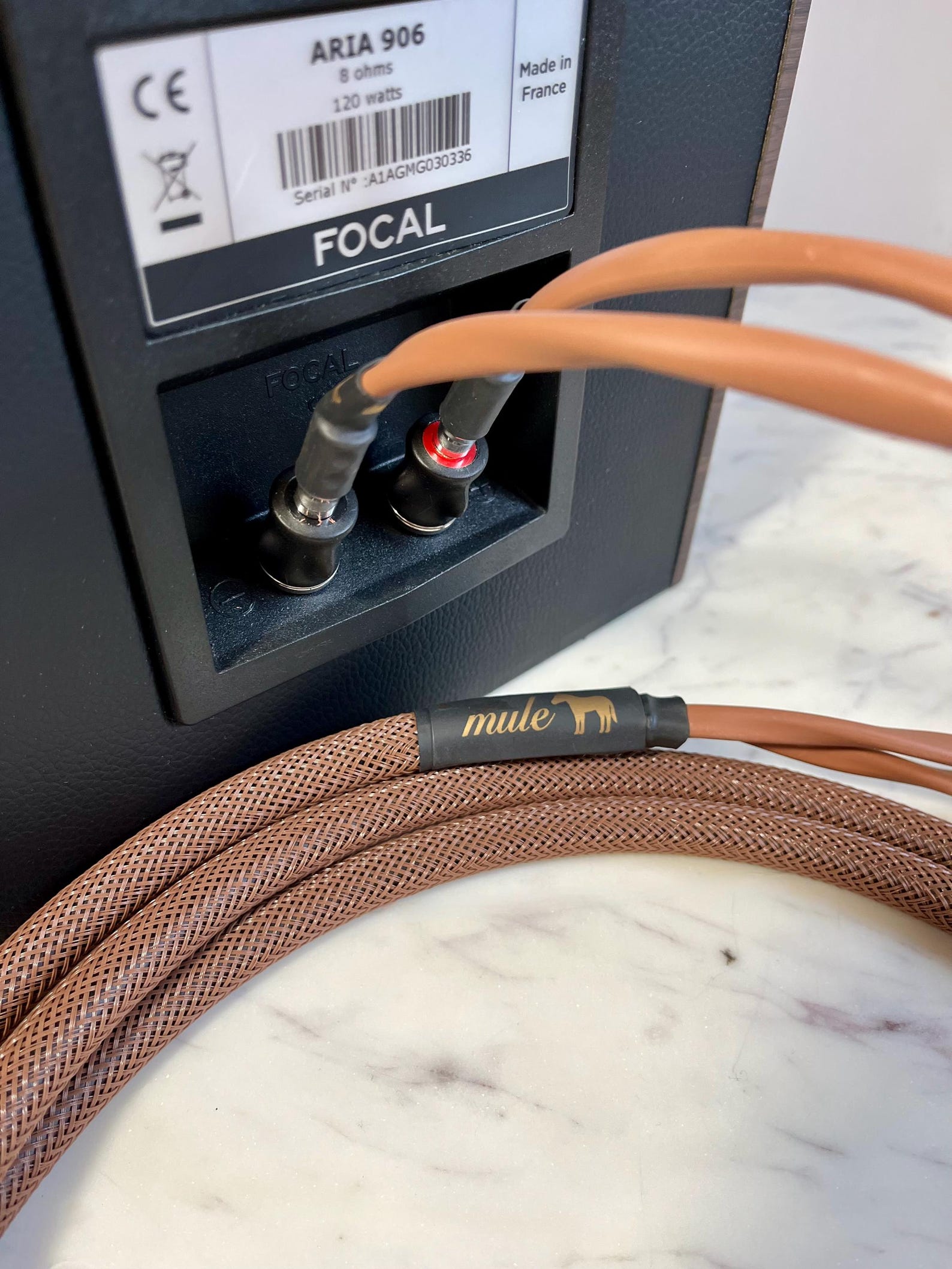 Handmade Canare Speaker Cable Set | Banana/spade/braid Connectors ...