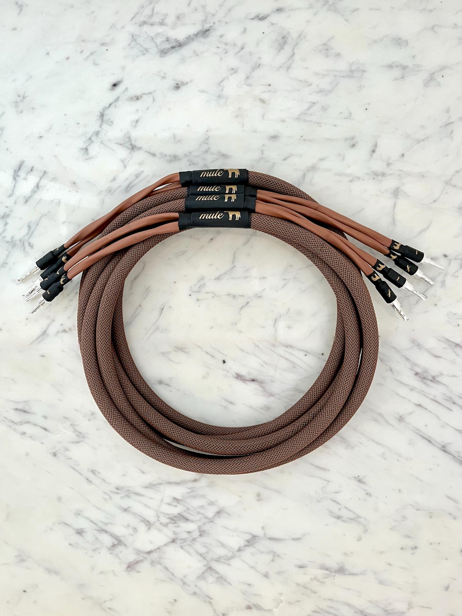 Handmade Canare Speaker Cable Set | Banana/spade/braid Connectors ...