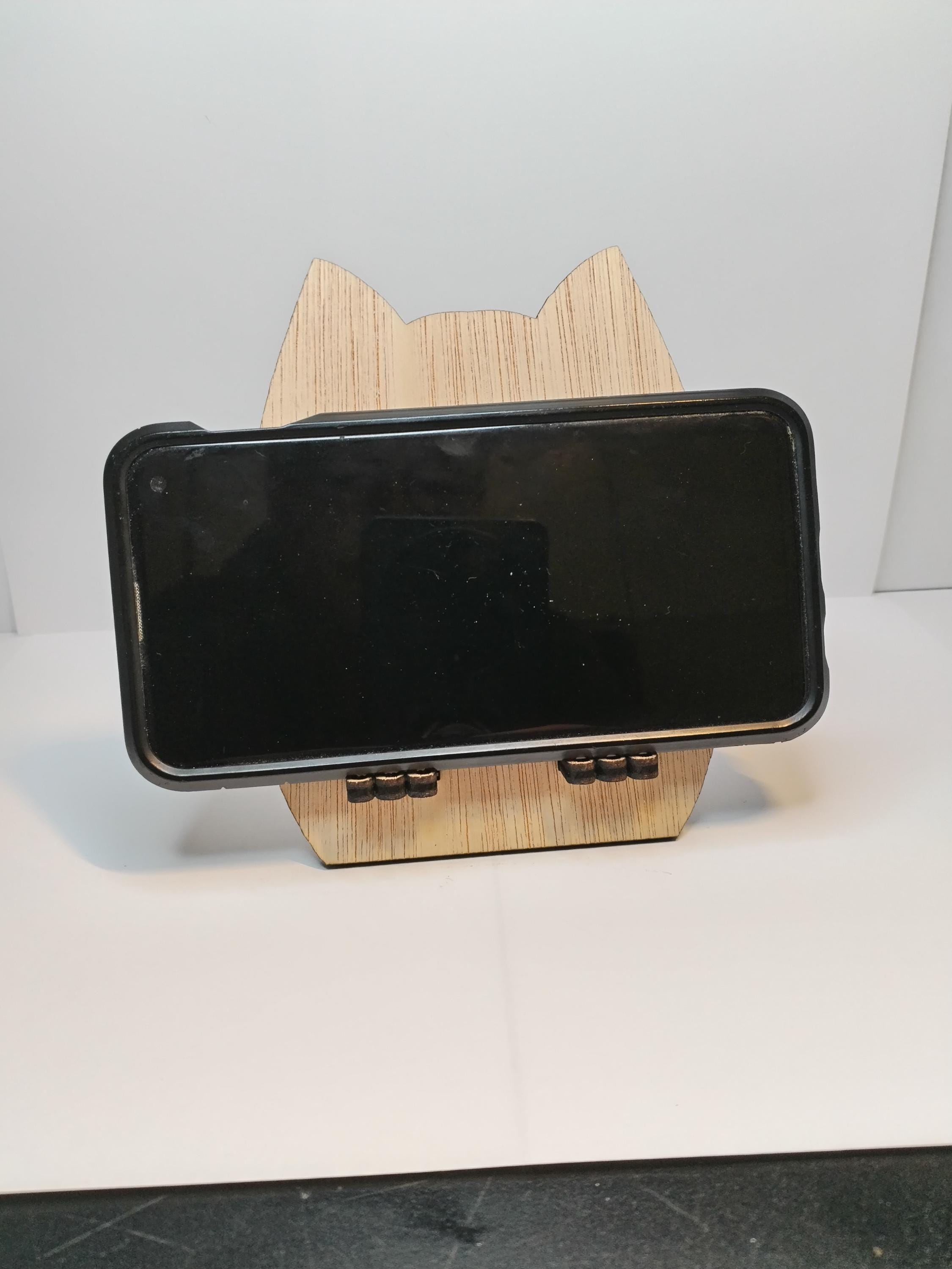 Mini Grumpy Cat Tablet or Phone Holder Stand Wooden Lasercut - Etsy UK