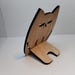 Mini Grumpy Cat Tablet or Phone Holder Stand Wooden Lasercut - Etsy UK
