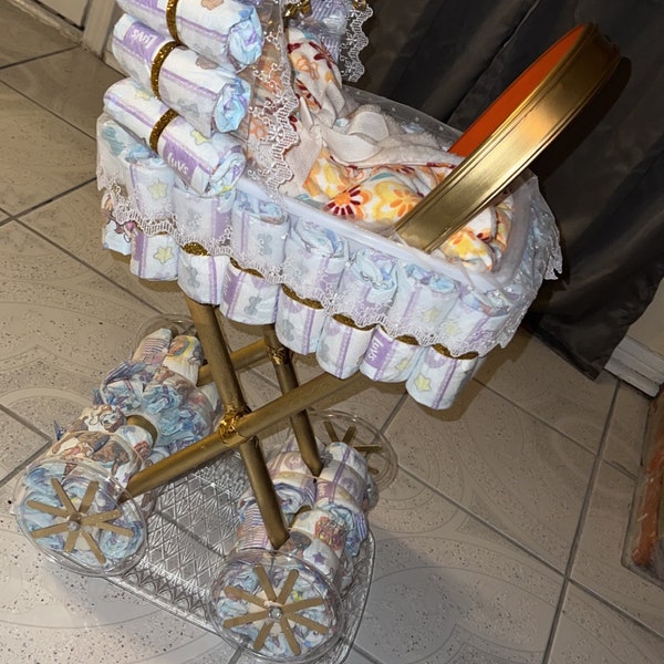 Stroller Diaper Cake - Etsy