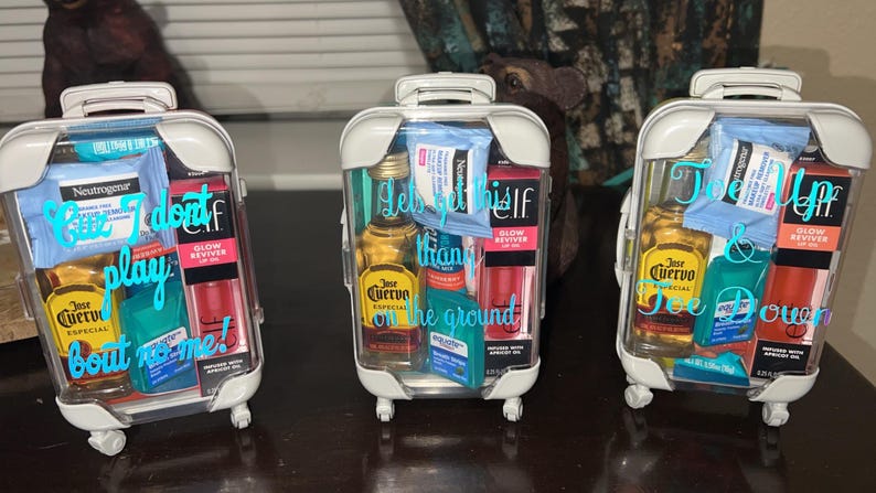 Small and Mini Suitcase Favors - Etsy