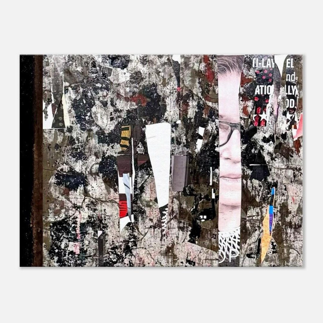 DISSENT 2 | Abstract Art on Canvas, Industrial Art, Urban Art, Unique ...