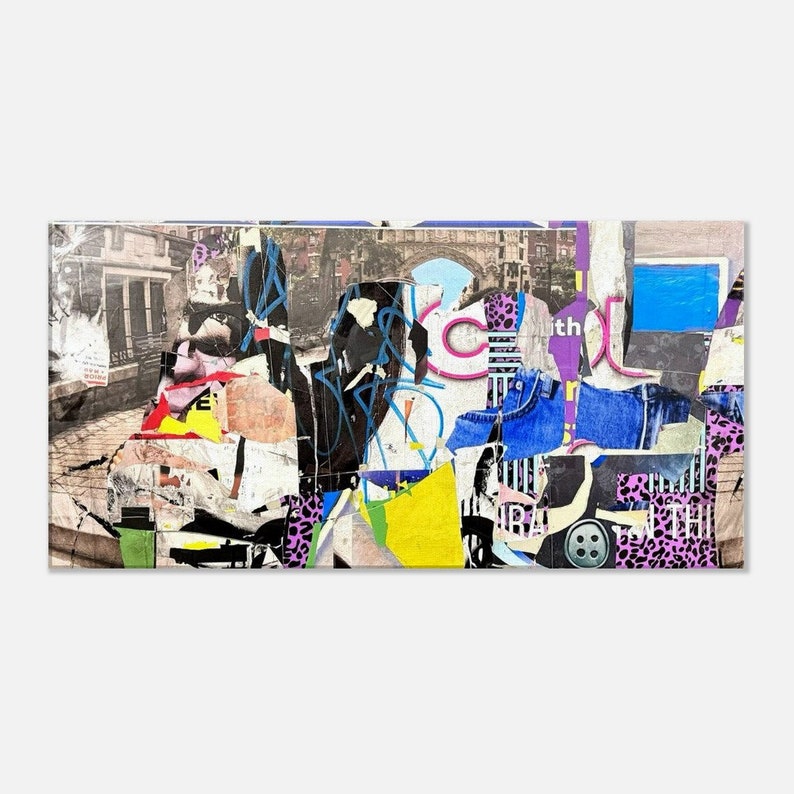 THINKING | Abstract Art on Canvas, City Art, Industrial Art, Graffiti ...