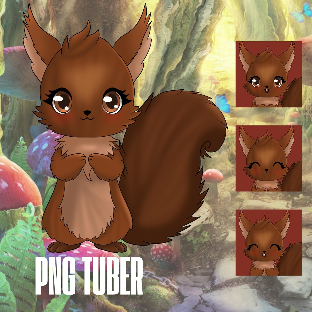 Pngtuber Squirrel - Etsy