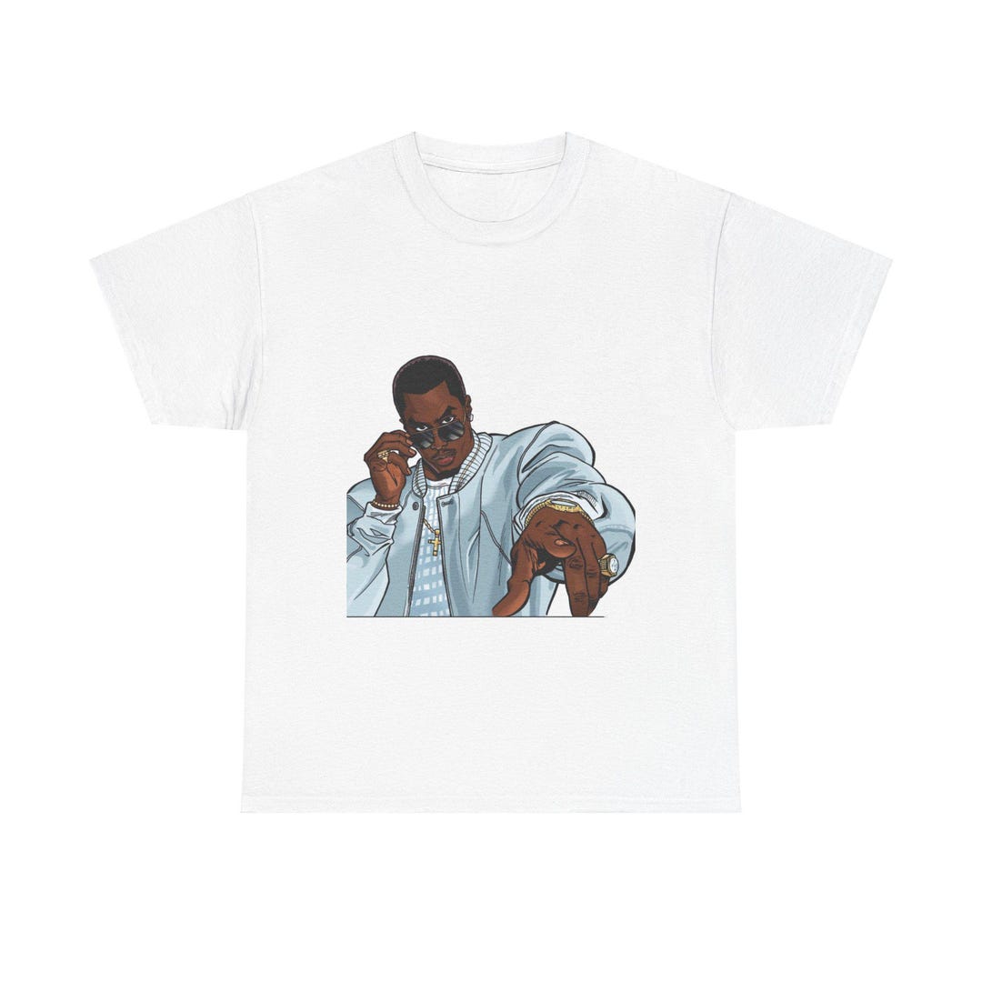 P-diddy Unisex Heavy Cotton Tee, Comfy T-shirt, Graphic Tee, Hip-hop ...