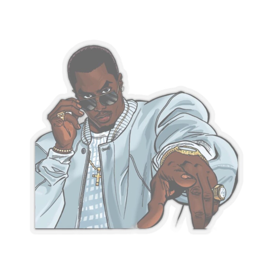P-diddy Sticker, Waterproof Decals for Laptop, Water Bottle, Phone Case ...