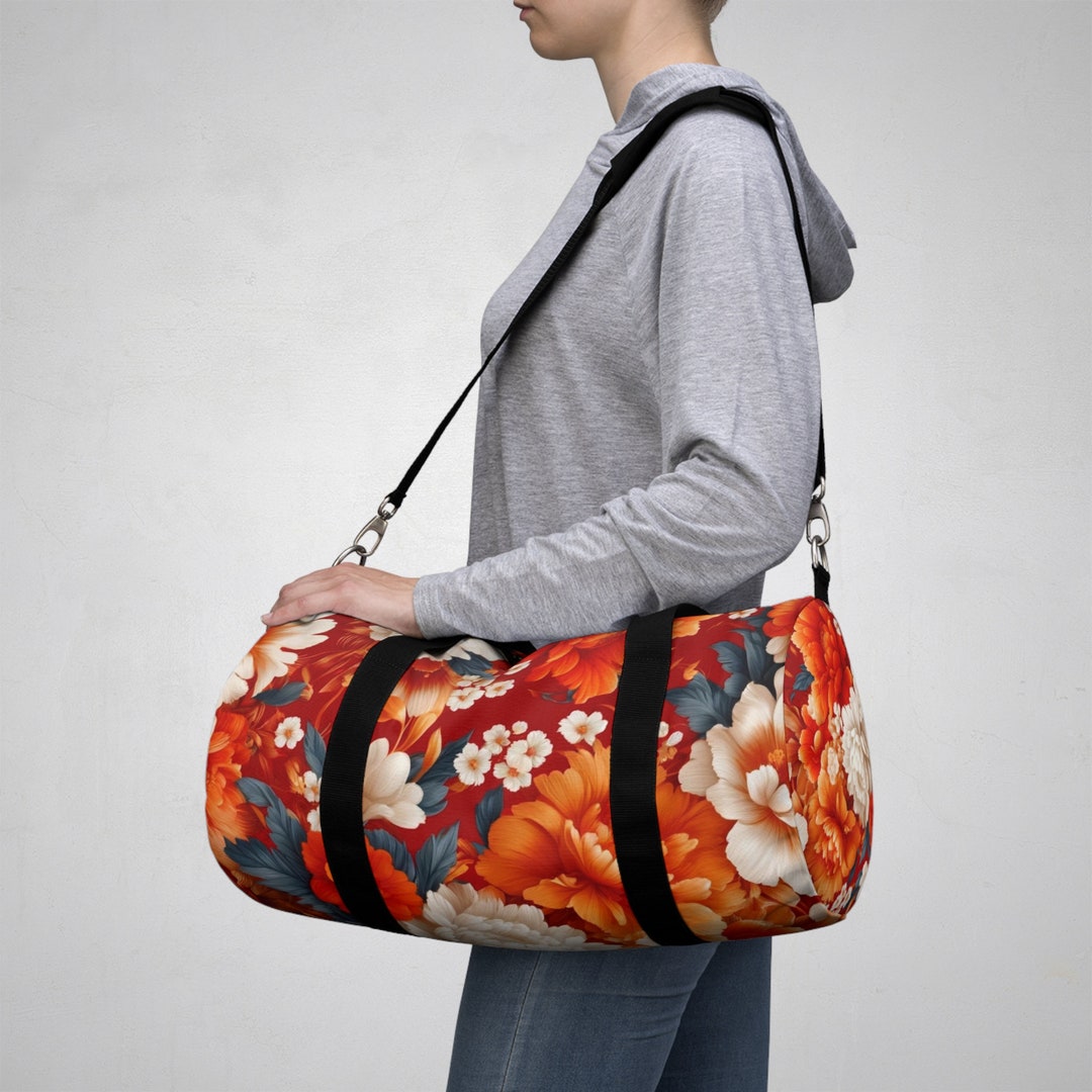 Joy Flower Duffel Bag - Etsy
