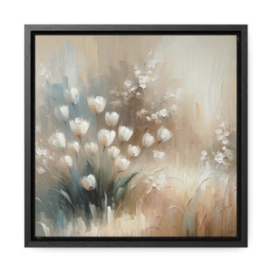 Tulips in Blossom - Wall Art - Canvas Square Frame - Etsy