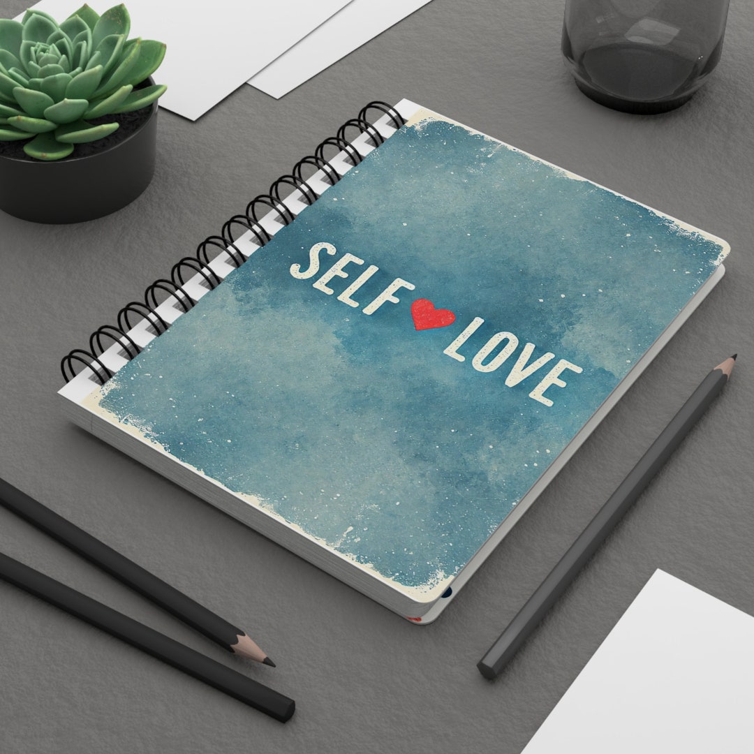 Self Love - Red Heart - Notebook - Etsy