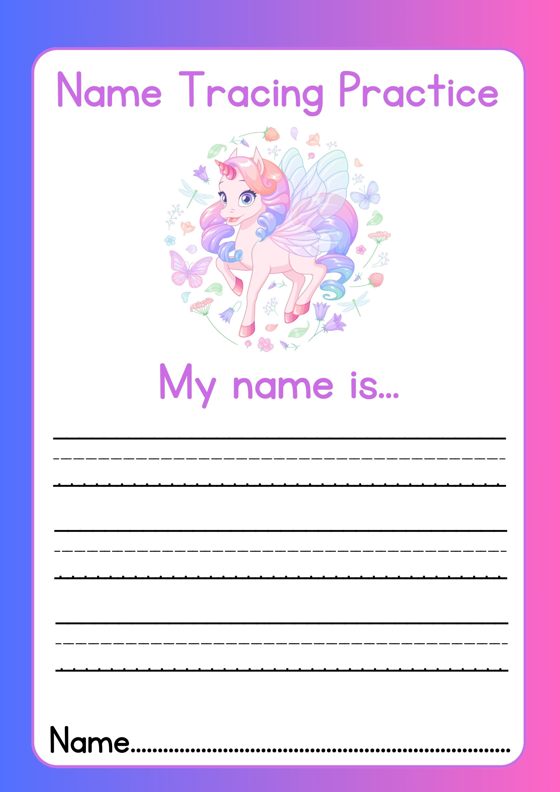 Preschool Alphabet Tracing Worksheets: Perfect Start to Handwriting - Etsy