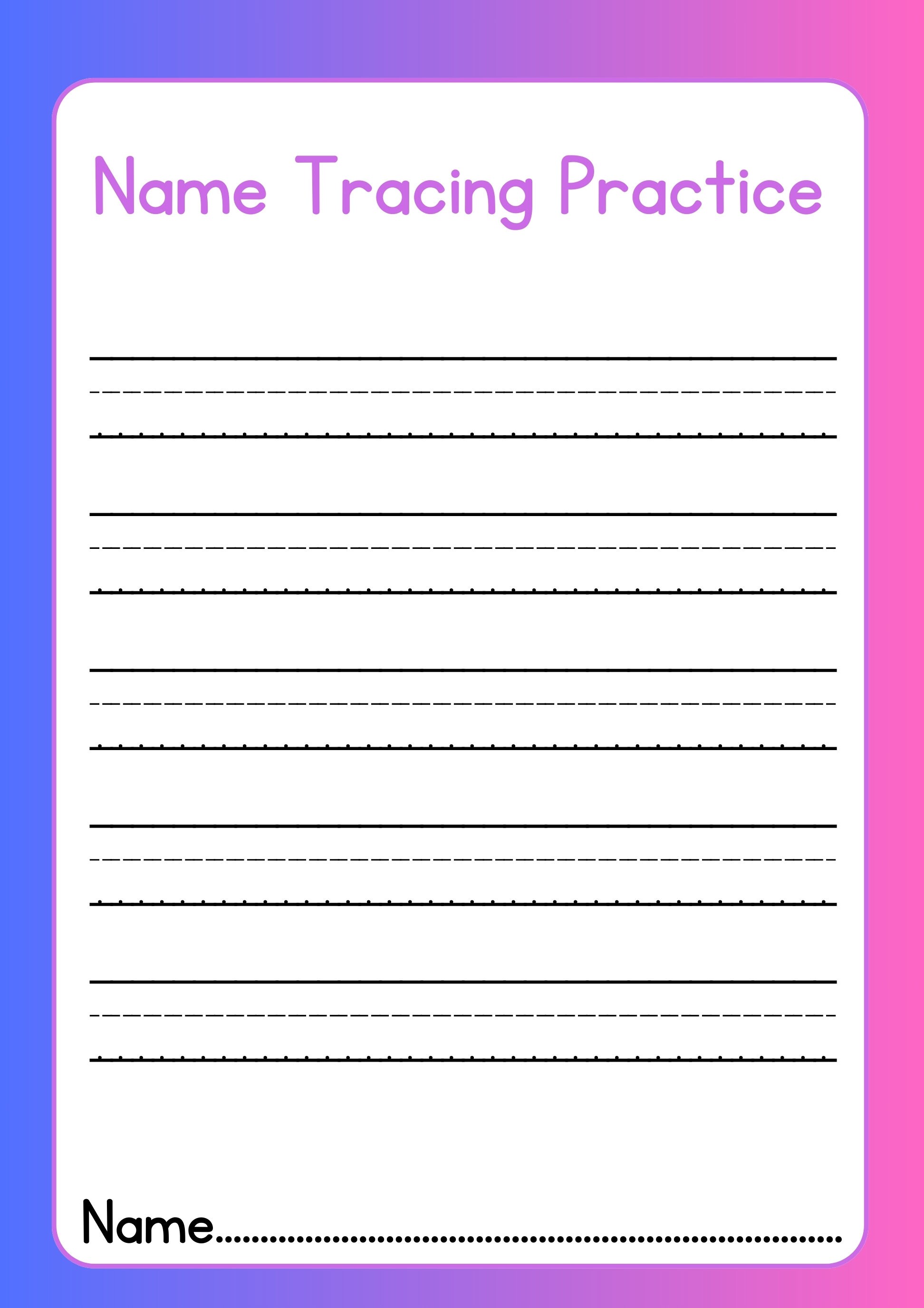 Preschool Alphabet Tracing Worksheets: Perfect Start to Handwriting - Etsy