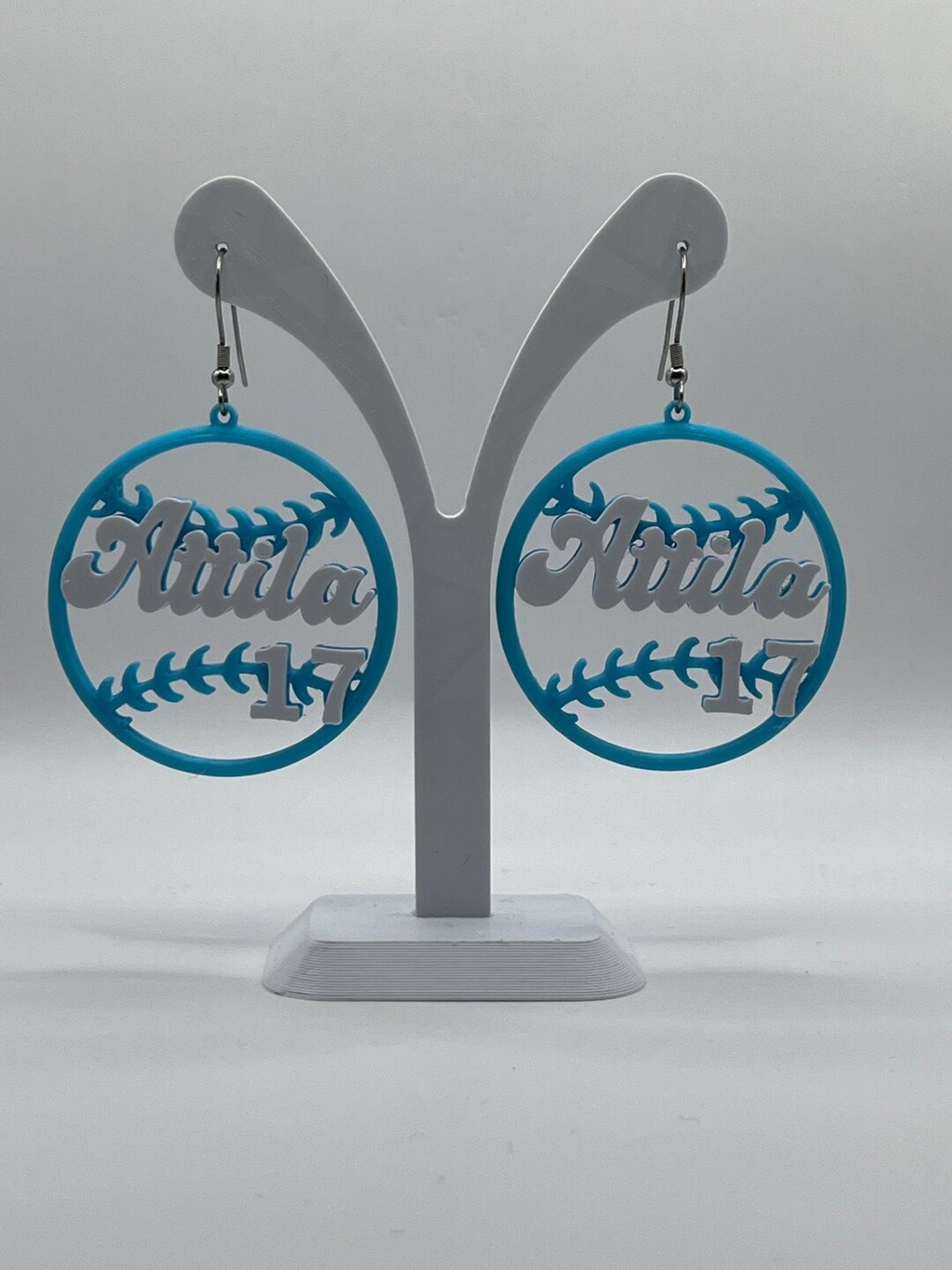 Baseball Earrings - Personalized Sports Earrings! Add Your Players Name ...