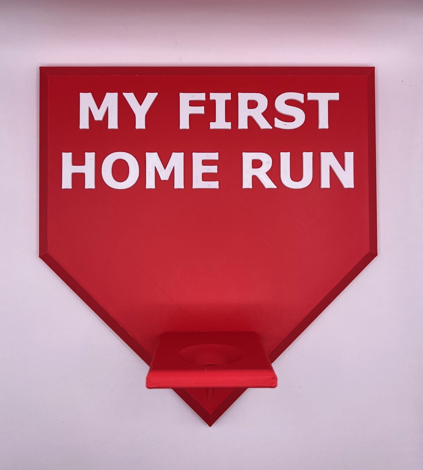 Baseball Display Wall-mounted Home Plate Design - Etsy