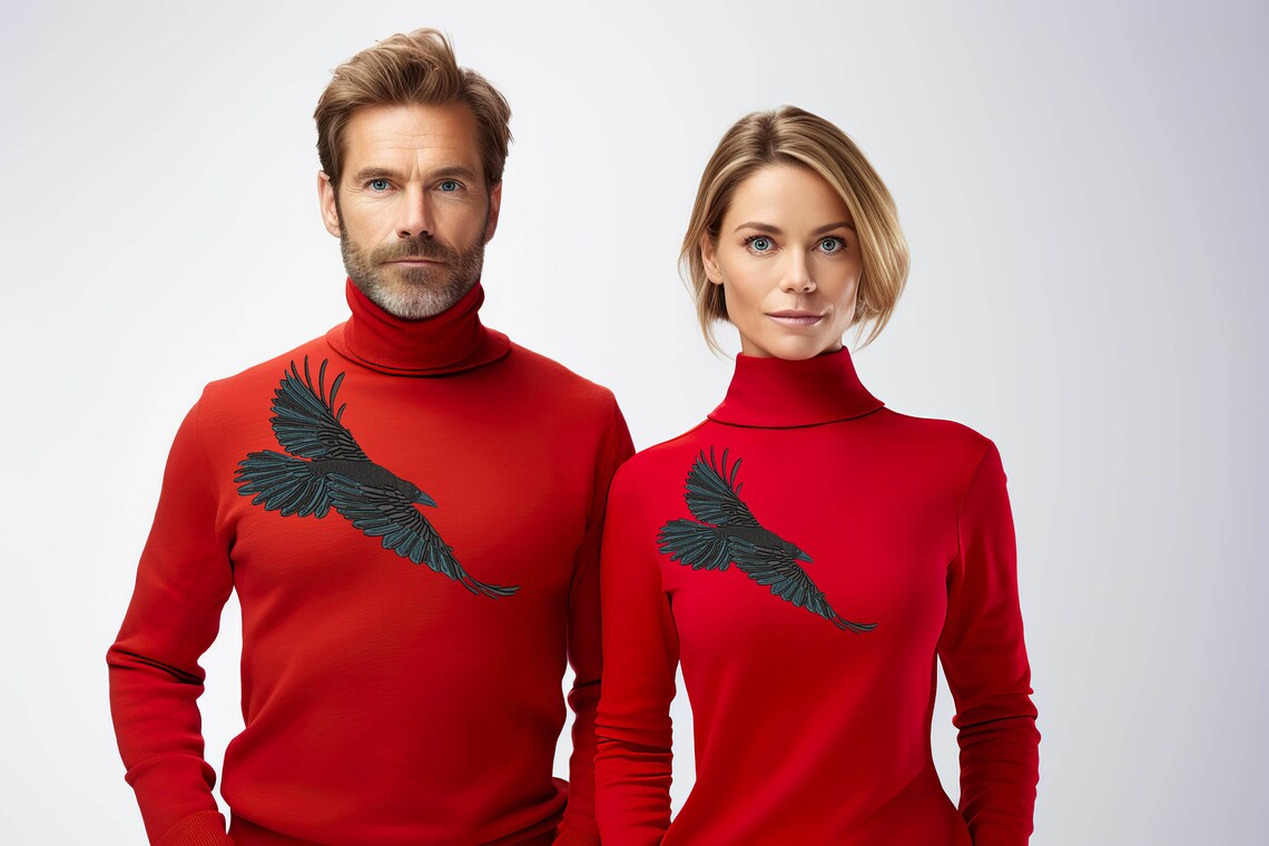 Raven - Crow - Black Bird - Art Project - 4 Sizes - Machine Embroidery Design - Digitize ...