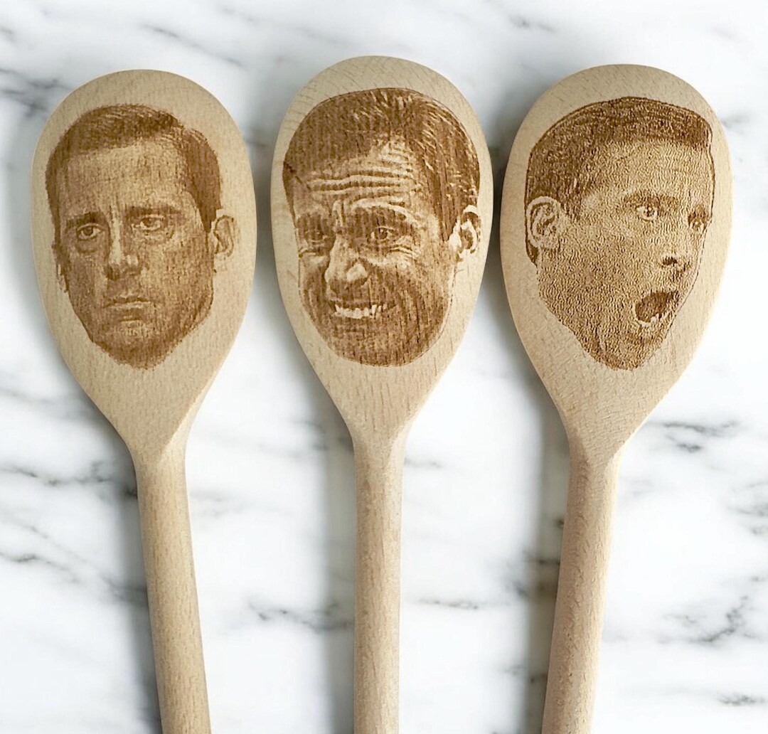 Michael Scott the Office US Wooden Spoon Funny Laser Engraved Spoon ...