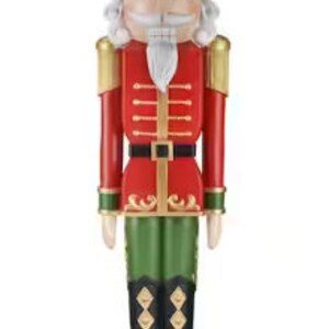 A Christmas Nutcracker in Red and Green Measuring 48 Inches. - Etsy