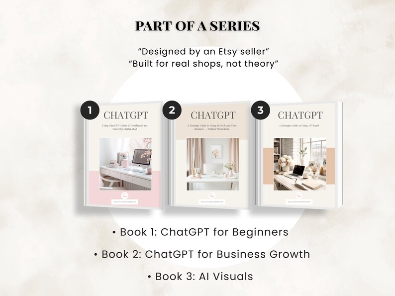 Chatgpt for Beginners AI Workbook for Etsy Sellers Step-by-step PDF ...