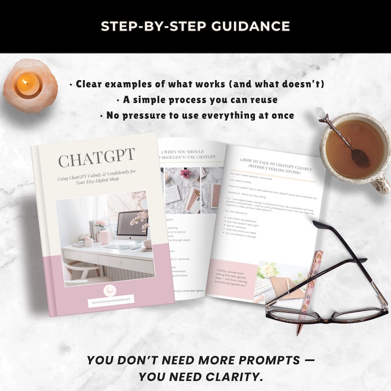 Chatgpt for Beginners Guide to Using AI for Etsy Digital Sellers Easy AI Guide, Step-by-step ...