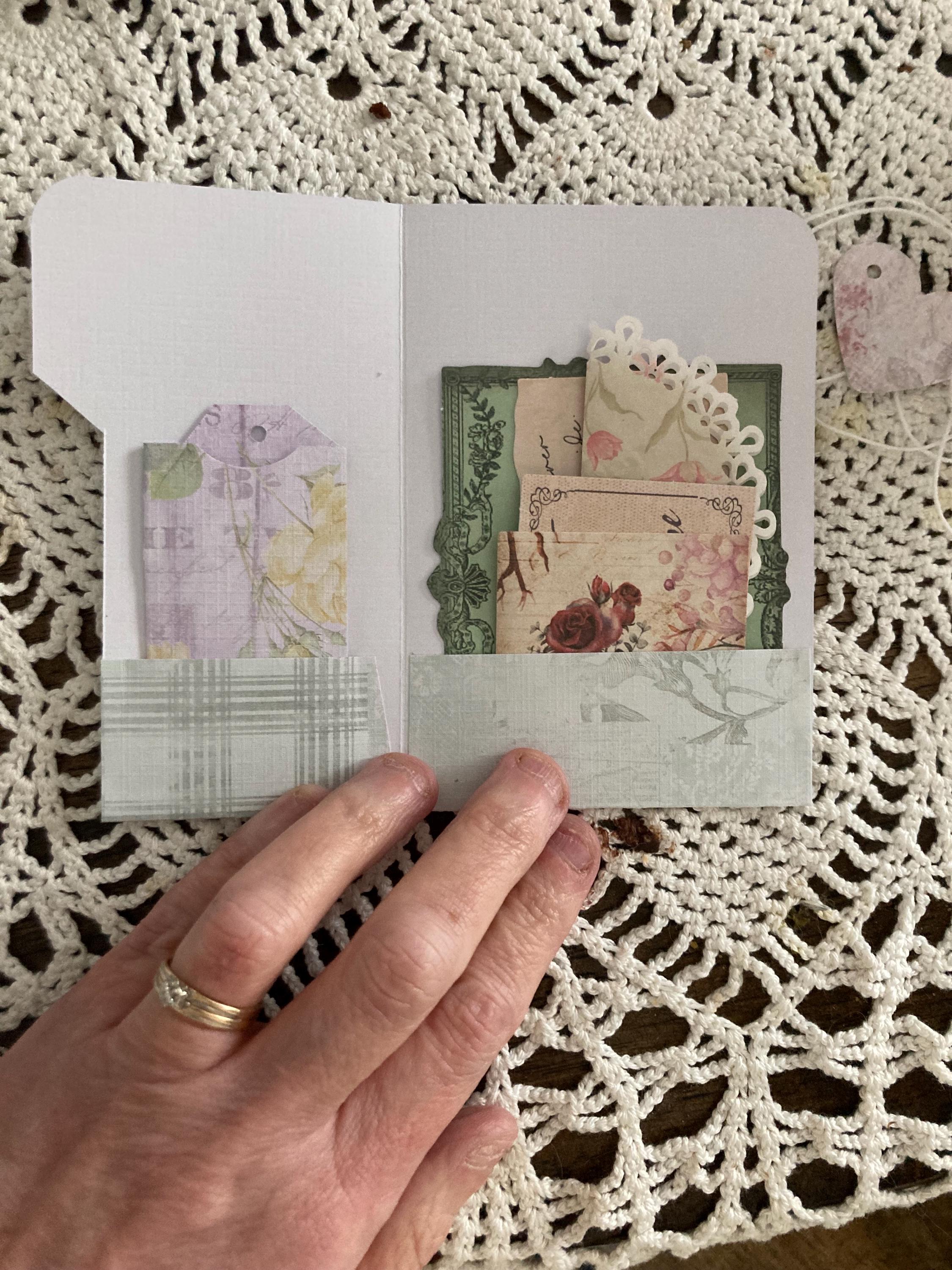 Mini File Folder Folio With Double Pocket - Etsy