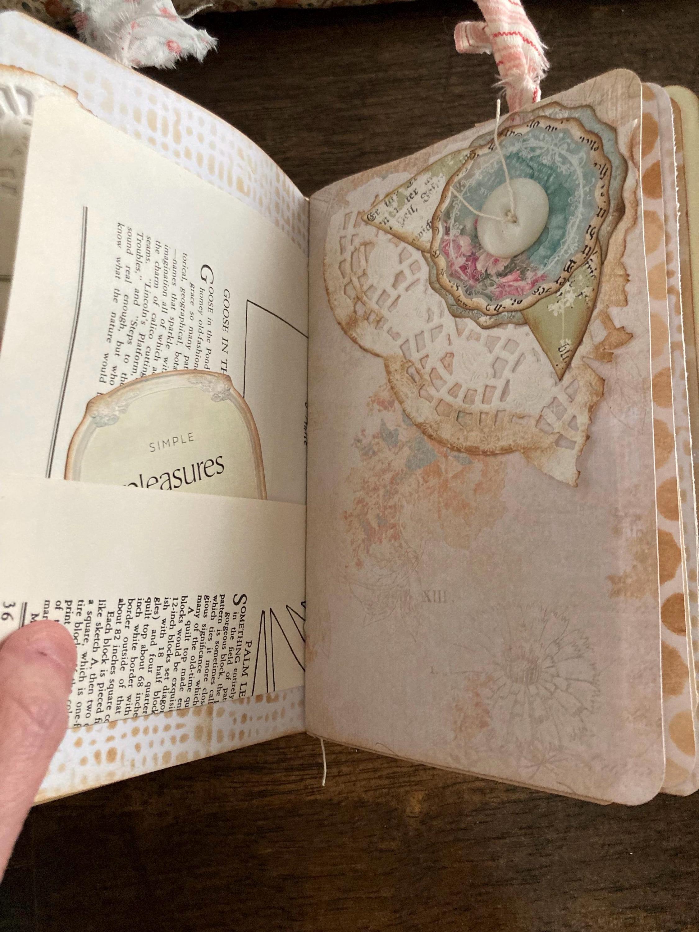 Handmade Vintage Flora Journal - Etsy
