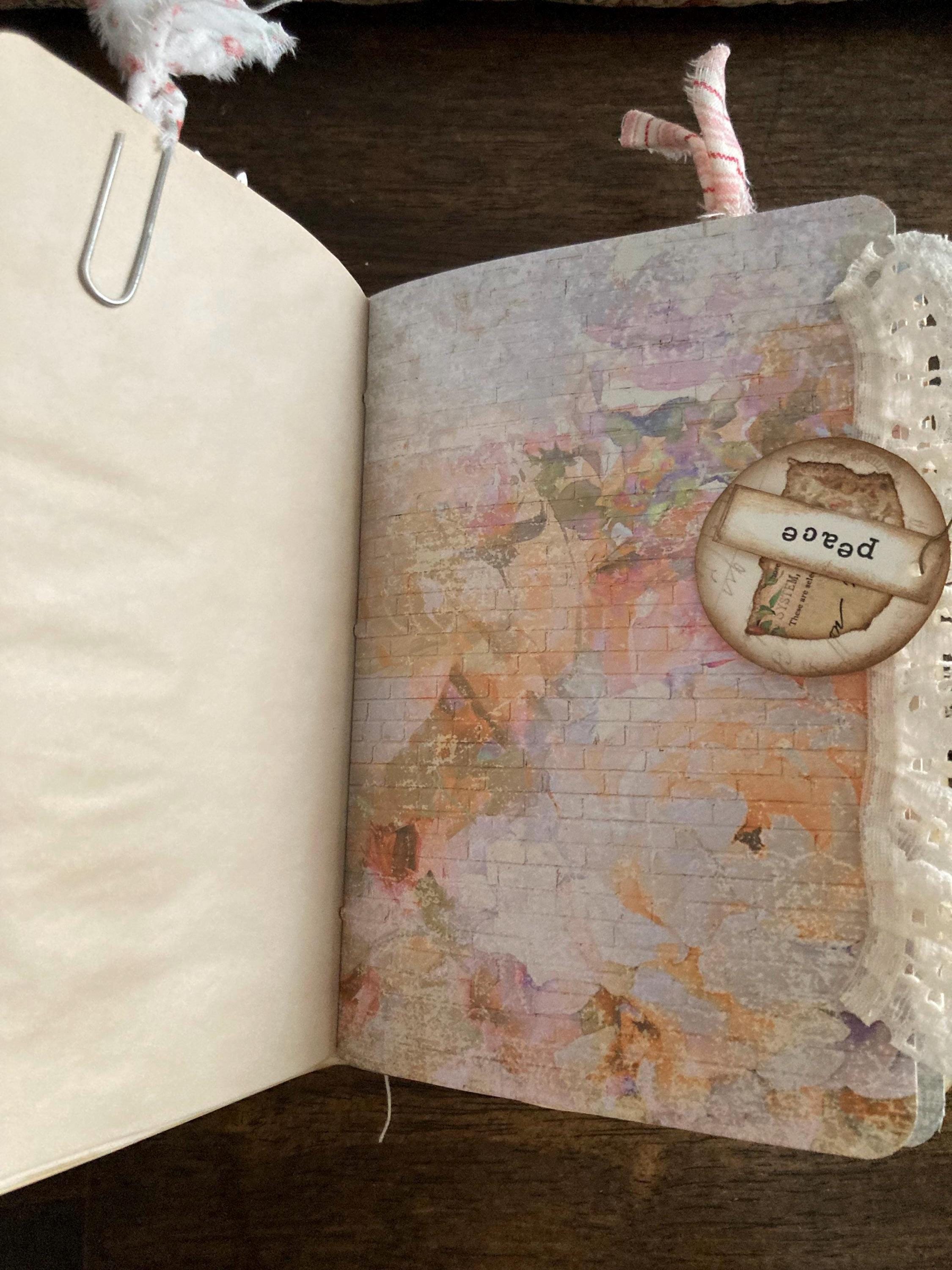 Handmade Vintage Flora Journal - Etsy
