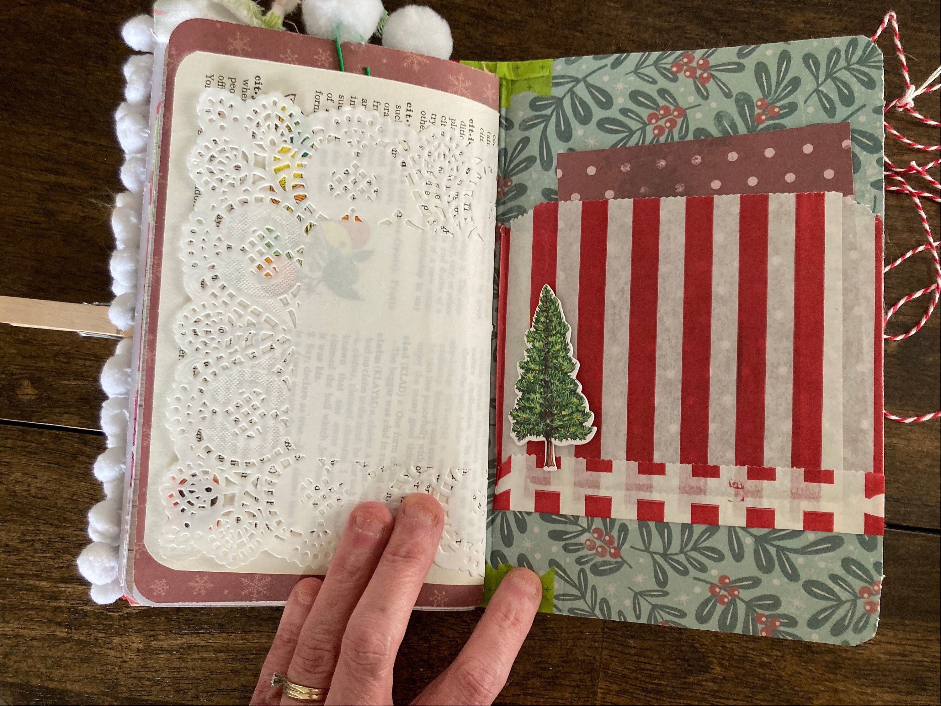 Home for the Holidays Vintage Sewing Pattern Junk Journal - Etsy