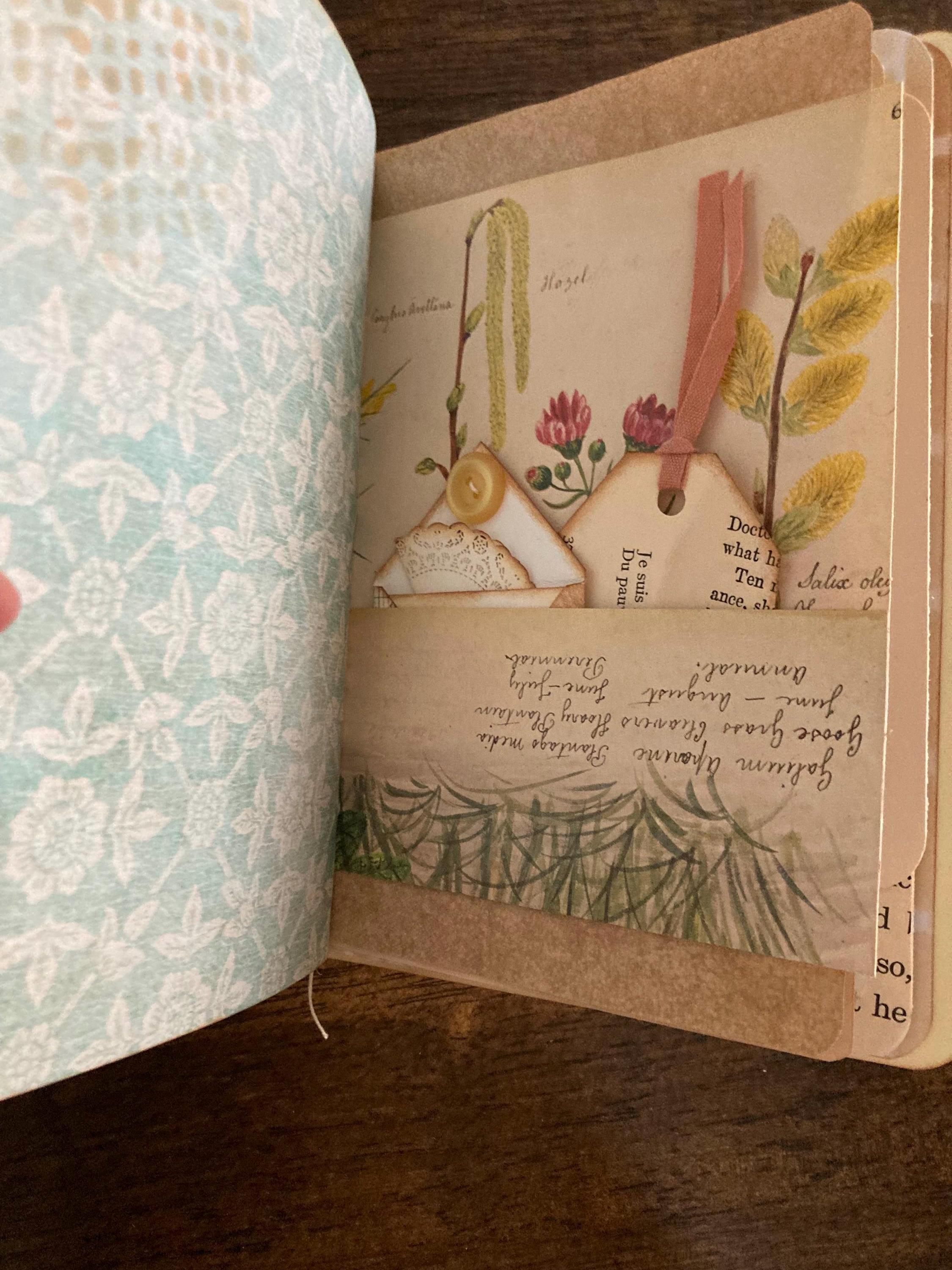 Handmade Vintage Flora Journal - Etsy