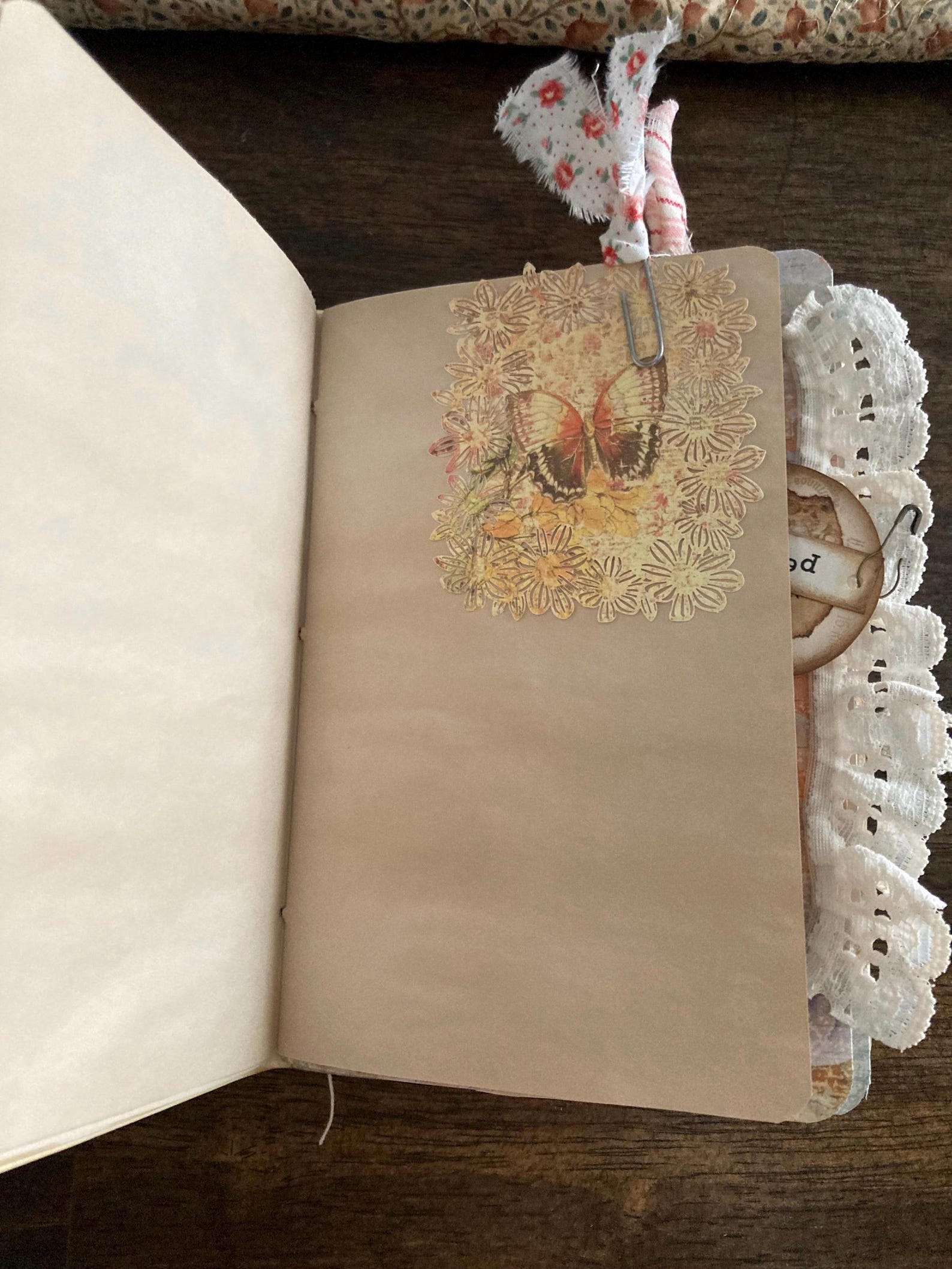 Handmade Vintage Flora Journal - Etsy