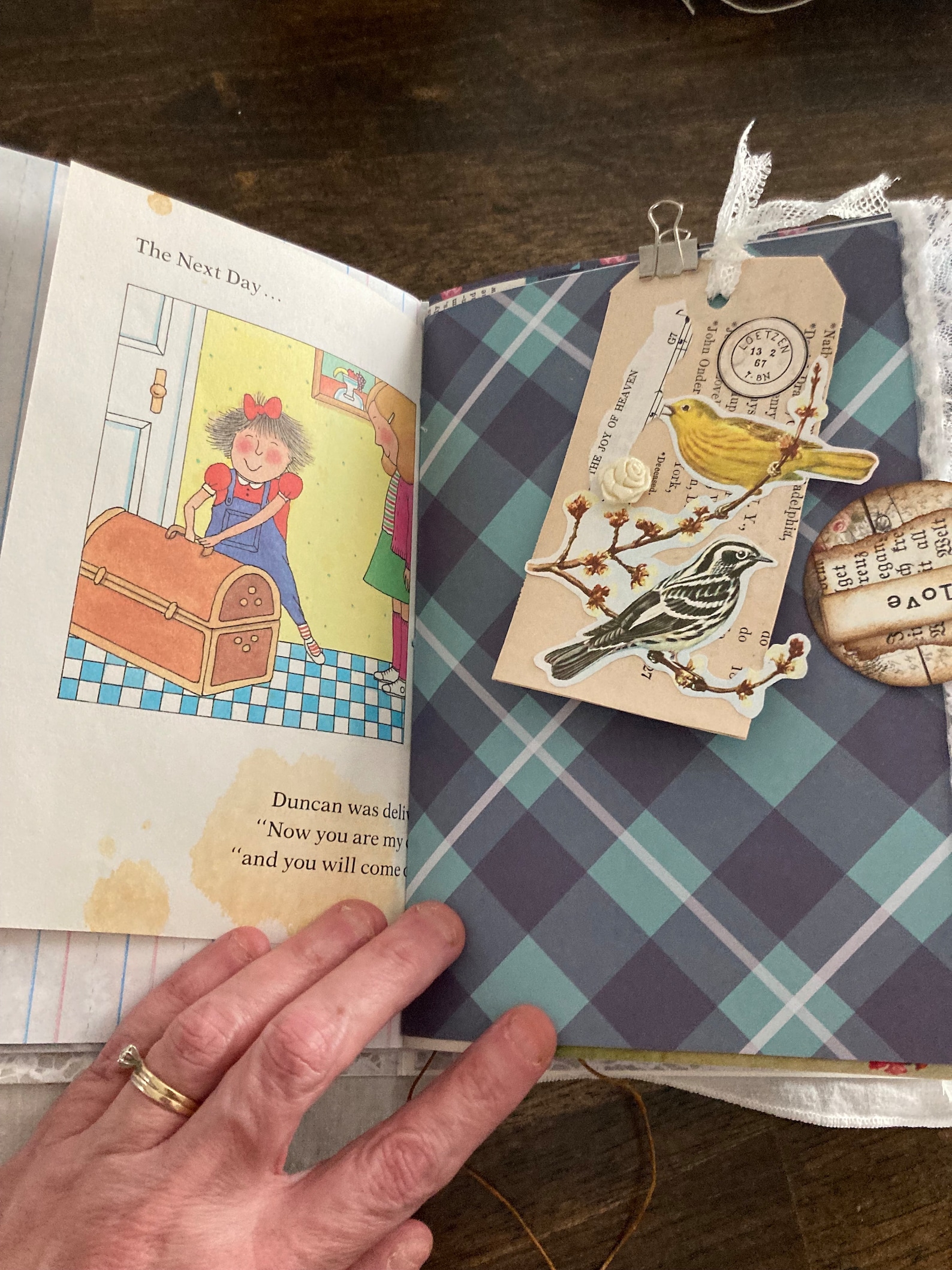 Handmade, Original Picnic Junk Journal, Scrapbook, Memory Album, Art ...