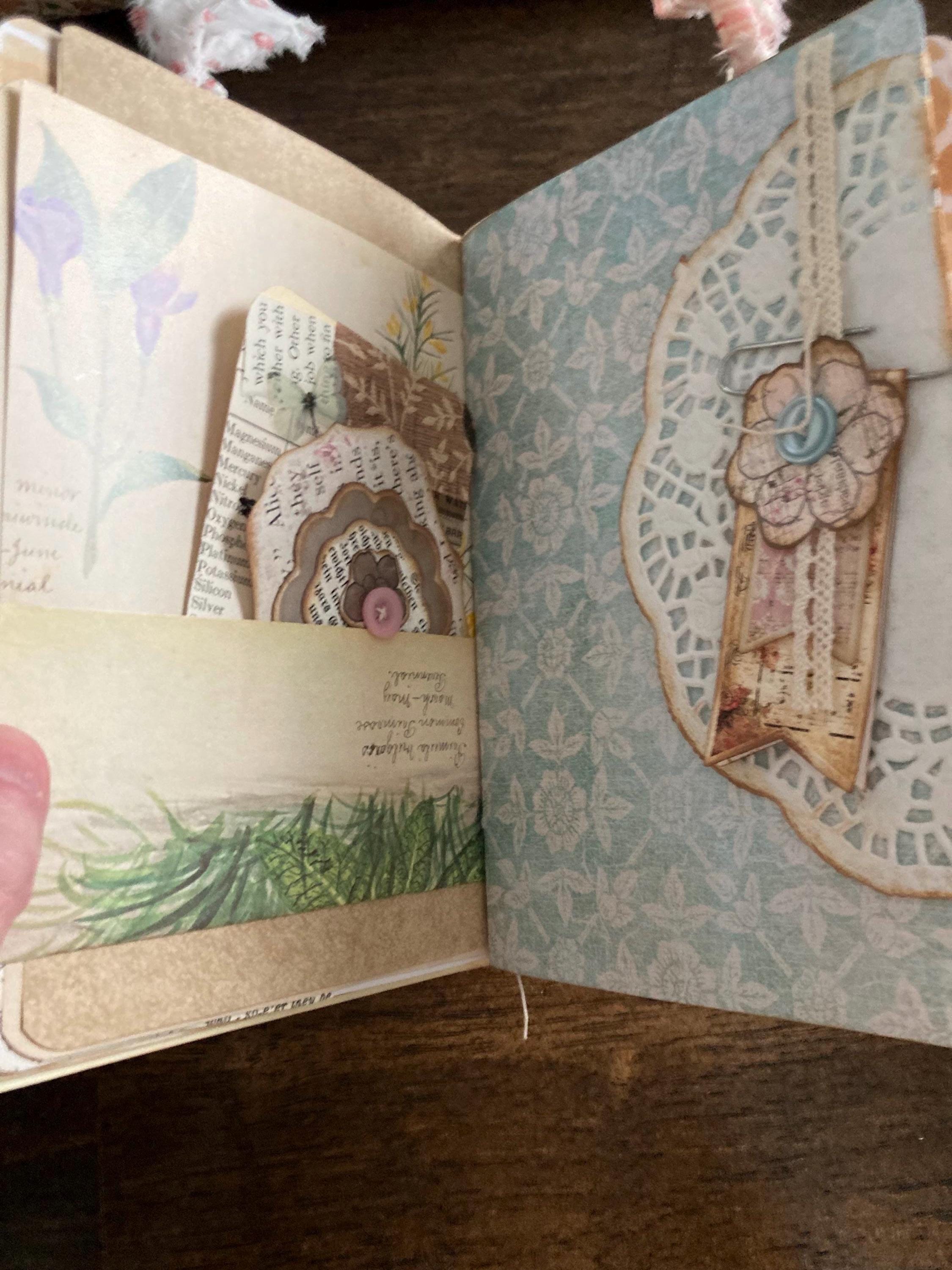 Handmade Vintage Flora Journal - Etsy