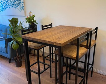 Chunky, Rustic and Industrial Breakfast Bar. - Etsy UK