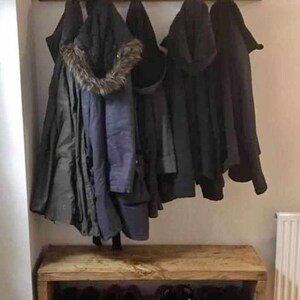 Rustic Shoe Unit/ Coat Rack Unit - Etsy